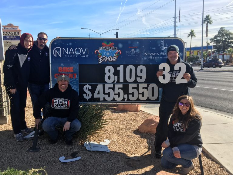 Record Setting Year In Las Vegas For KLUC Chet Buchanan Show Toy Drive