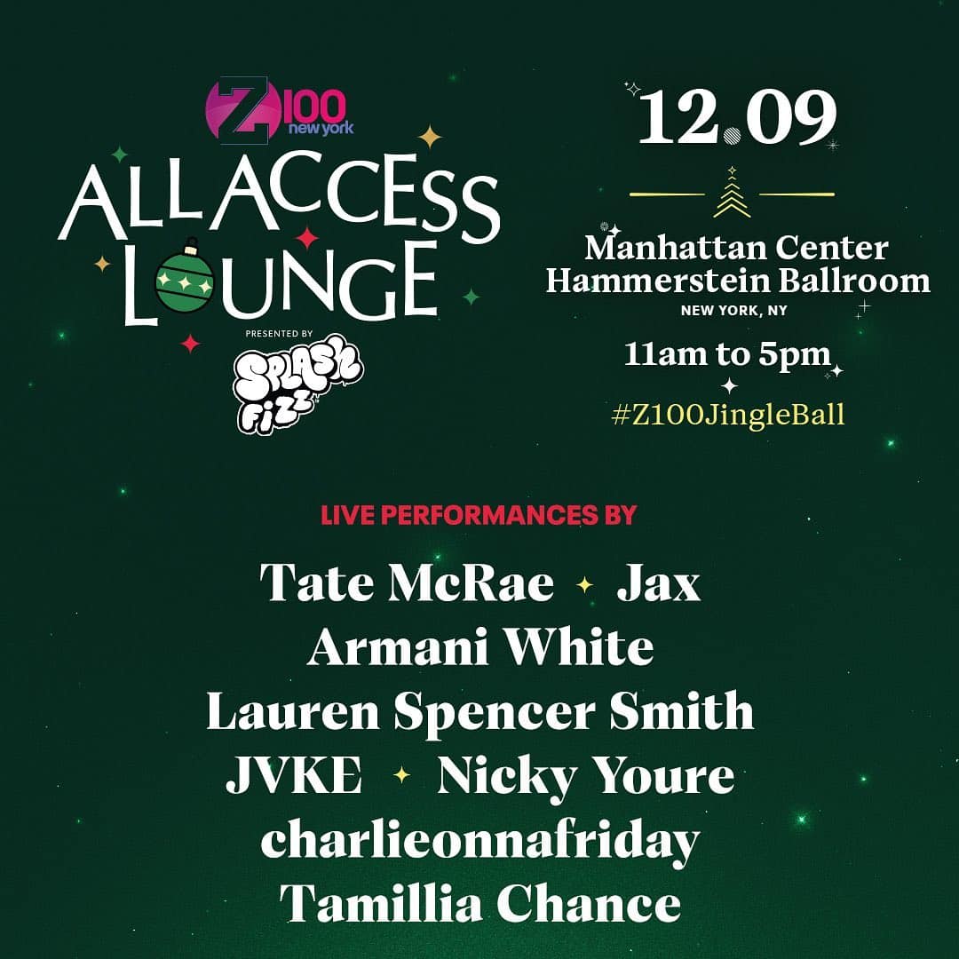 Z100/ New York Announces Lineup For All-Access Lounge